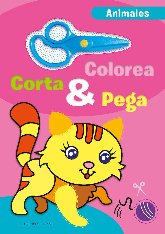 Colorea, Corta Y Pega. Animales – Bukz