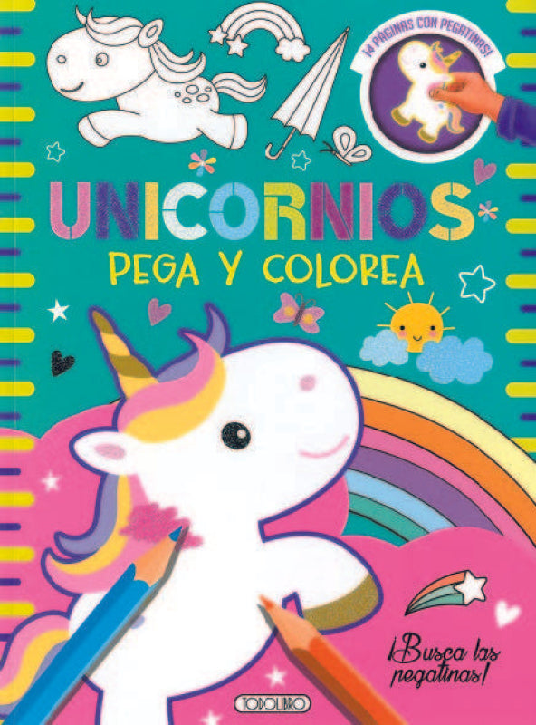 Unicornios 4 Pega Y Colorea – Bukz